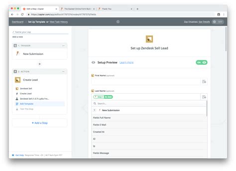 Creating Sell Leads From Jotform Submissions Zendesk Help