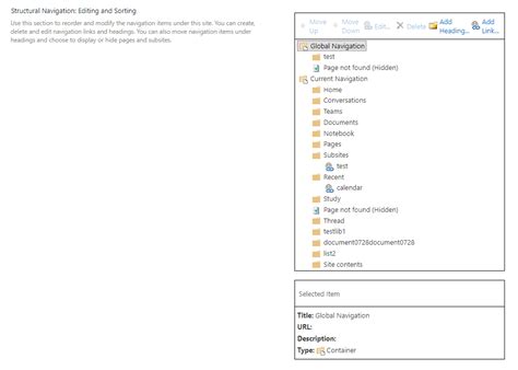 How To Create Both Top And Left Navigation Menu In Modern Site Microsoft Qanda