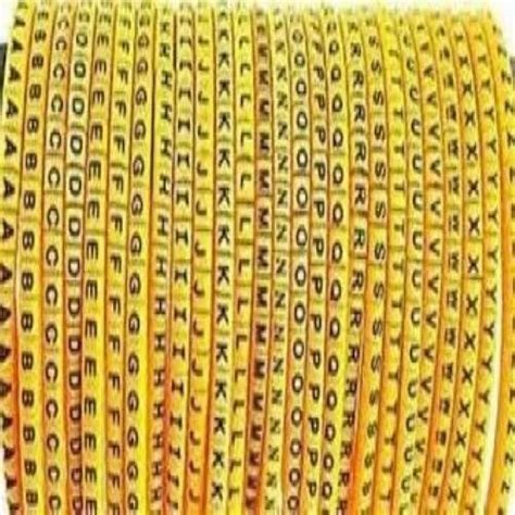 Yellow Pvc Cable Marking Ferrule For Electrical At ₹ 30pack In New Delhi