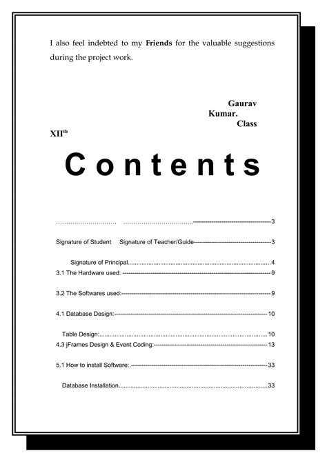 Class 12 Board Project On Database Connectivity Java To Sql Doc