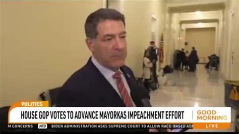 House Gop Votes To Advance Mayorkas Impeachment Effort