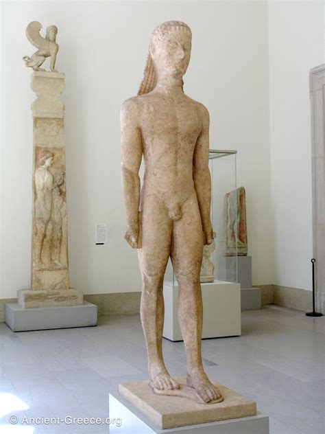 New York Kouros Ancient Greece Φώς And Λέξη
