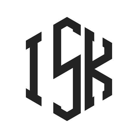 Premium Vector Isk Logo Design Initial Letter Isk Monogram Logo Using