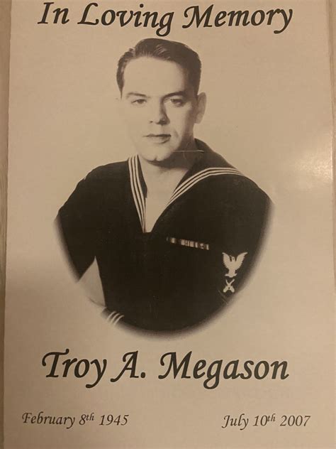 Troy A Megason 1945 2007 Find A Grave Memorial