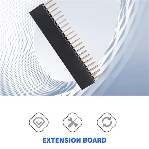 12pcs 40 Pin Gpio Header Kit 20x2 Pins Right Angle Gpio Header Socket