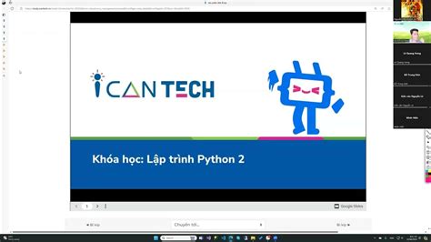 Python Lesson 13 Pydc2f01lh Ôn Tập Kiến Thức Youtube