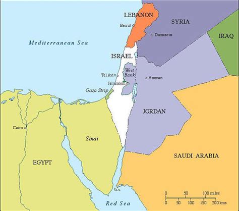 Map Of Israels Armistice Lines 1949 1967 Cie