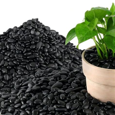 Black Landscaping Rock