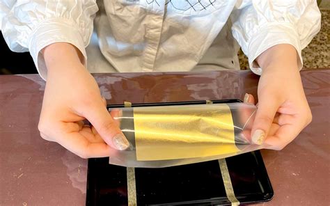金沢金箔貼り体験 加賀 伝統工芸村 ゆのくにの森