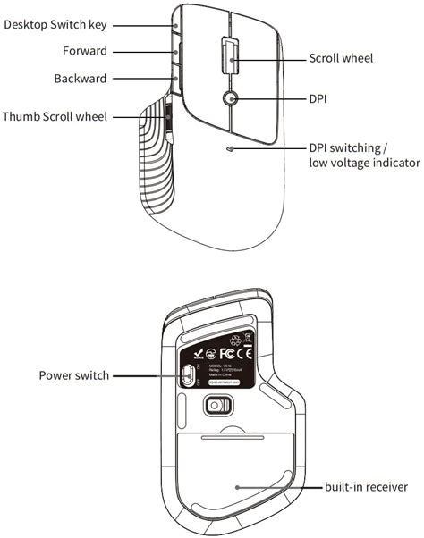 J Tech Digital V913 Ergonomic Mouse User Manual