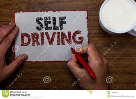 Word Writing Text Self Driving Business Concept For Autonomous Vehicle Ability To Navigate