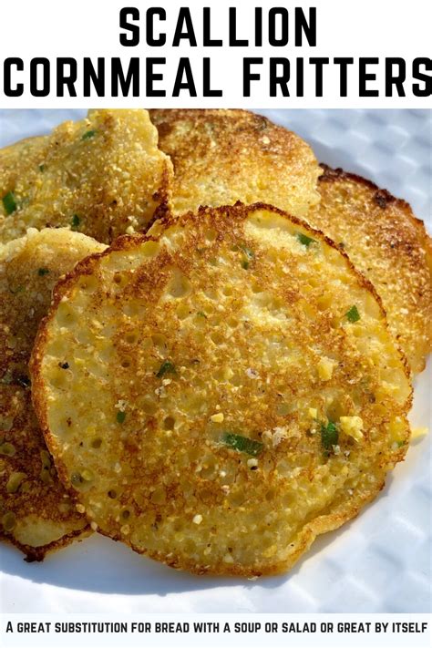 Scallion Cornmeal Fritters Cookingwithdfg
