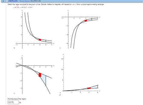 solved sketch the region enclosed by the given curves