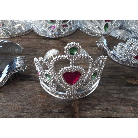 12 Coroas Coroinha De Princesa Para Cabelo Coração Shopee Brasil