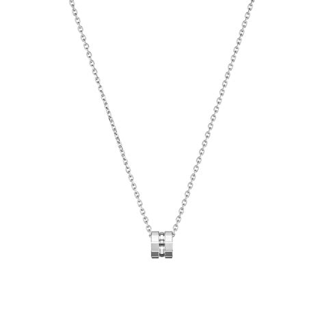 Ice Cube 18ct White Gold Pendant