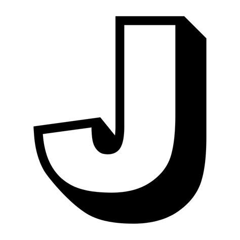 Molde Letra J Grande Para Imprimir Artesanato Passo A Passo