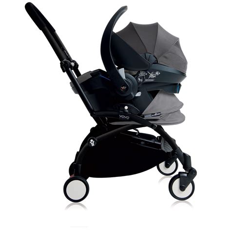 Pack poussette duo yoyo + by babyzen complete izi go gris noire/gris de ...