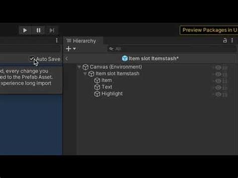 Autosave Prefabs Problem Unity Engine Unity Discussions