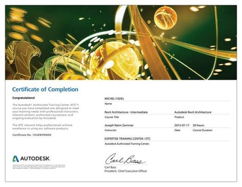 Certificateautodesk Ppt Certificateautodesk Ppt