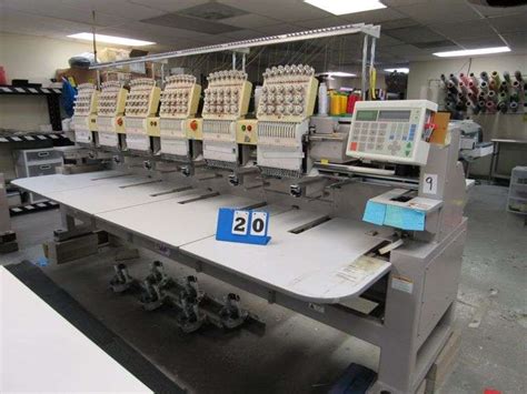 SWF EMBROIDERY MACHINE 6 HEAD MDL SWF B UH1506C 45 S N C6341010 110 V