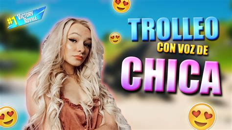 Trolleo Con Voz De Chica Youtube