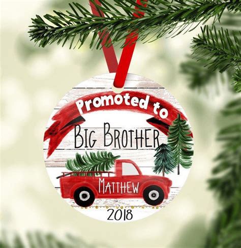 Brother Christmas Ornament Big Brother Christmas Christmas Ornament