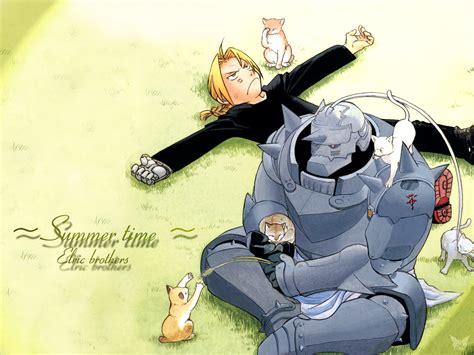 Alphonse Elric Animal Blonde Hair Cat Edward Elric Fullmetal Alchemist