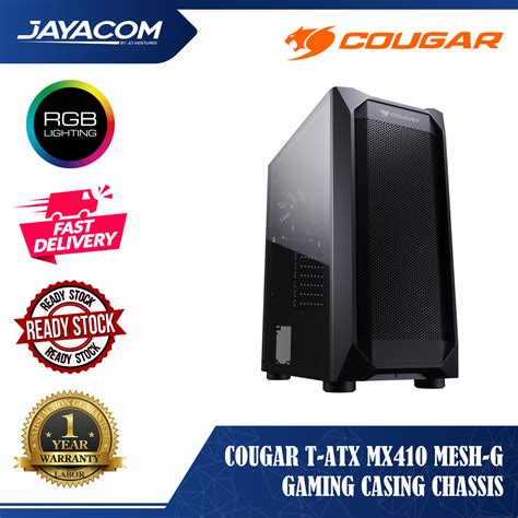 Cougar T Atx Mx410 Mesh G Gaming Casing Chassis