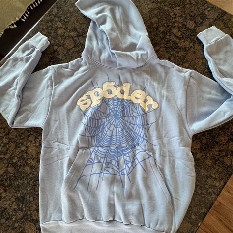 Light Blue Spider Hoodie 🩵 100 Authentic Brand New Depop