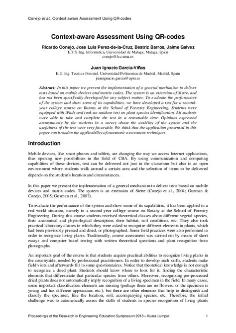 pdf context aware assessment using qr codes
