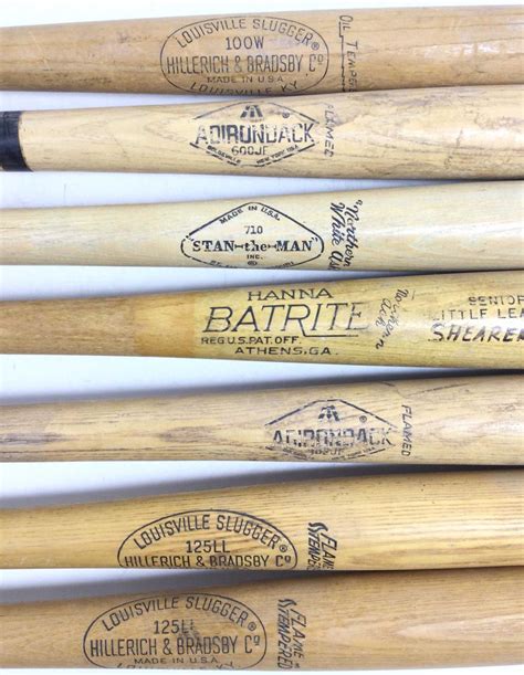 Vintage Wooden Baseball Bats For Sale At Della Gonzales Blog
