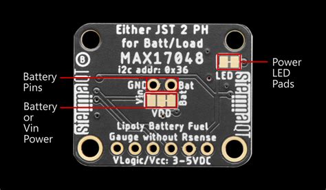 18650 Lithium Ion Max17048 Gauge Battery Module Real Time Temperature