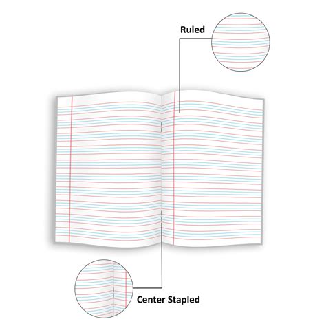 Nigam Red And Blue Line A5 Note Book 172 Pages Soft Bound 18 X 24 Cm Set Of 12 Your One Stop