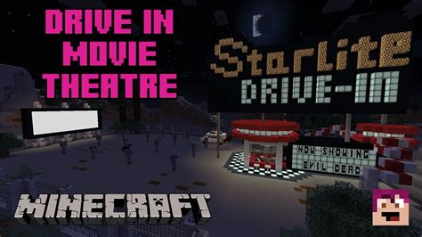 Minecraft Movie Theater Outside