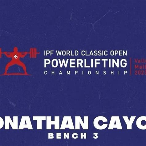 Jonathan Cayco U S 93kg 243kg Wr Bench Press R Powerlifting