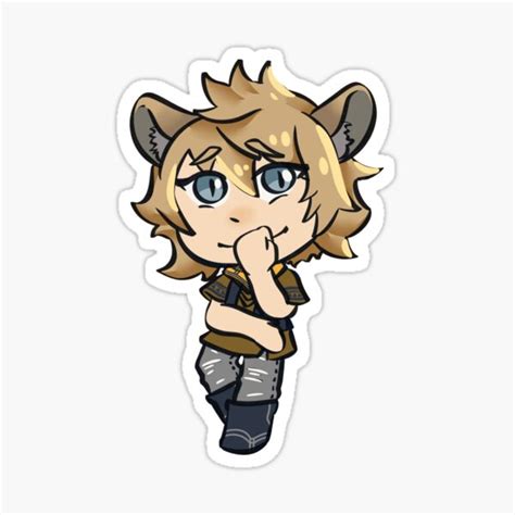 Ruggie Bucchi Chibi Sticker For Sale By Mothcrowne Redbubble