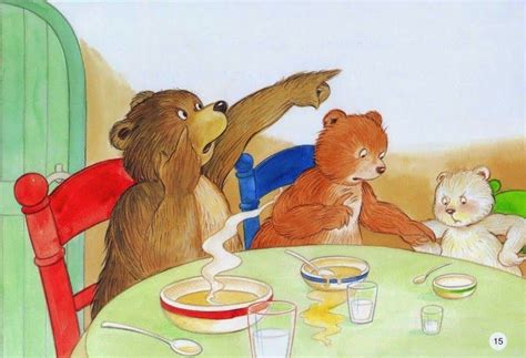 Cuento Ricitos De Oro Los Tres Osos Ilustraciones Para Cuentos De