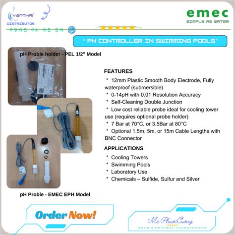 Máy đo Ph Thương Hiệu Emec Dòng Ja Pro Emec Japh Pro Controller