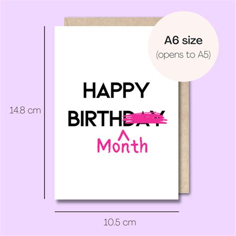 Happy Birthday Month Greeting Card Unseasoned Greetings