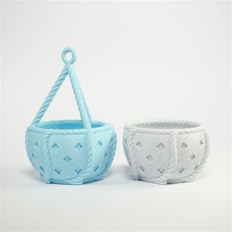 3d Printable Twine Bowl By Clockspring