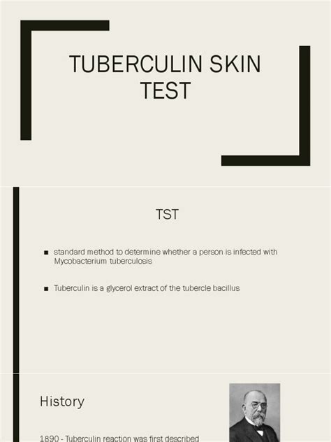 Tuberculin Skin Test Pdf Diseases And Disorders Public Health