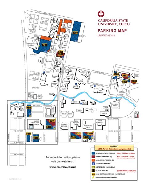 California State University Chico Campus Map 2023 2011 All Maps