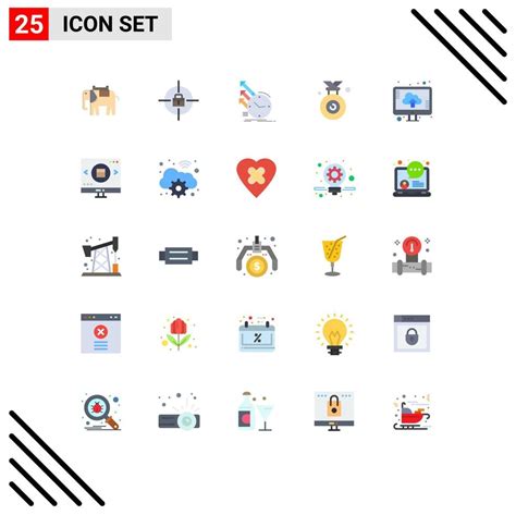25 Universal Flat Colors Set For Web And Mobile Applications Computer Won Inspection Winner