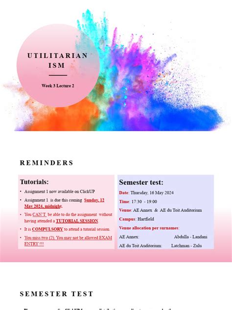 2024 Utilitarianism Application Pdf Utilitarianism Applied