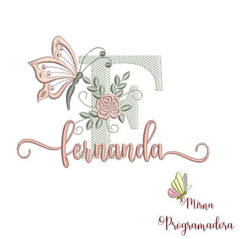 Matriz De Bordado Nome Fernanda Matrizes Lindas