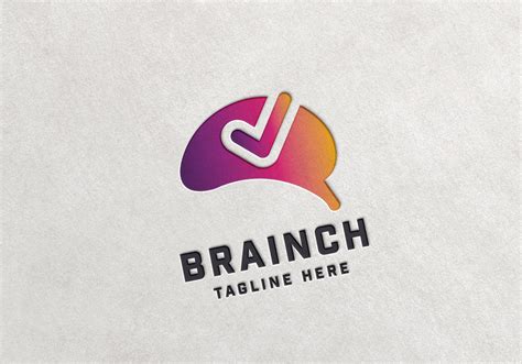 Brain Check Logo Branding And Logo Templates ~ Creative Market