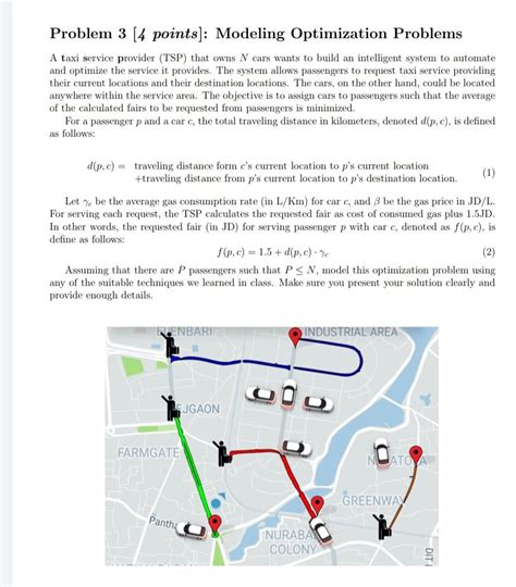Solved Problem 3 4 Points Modeling Optimization Problems