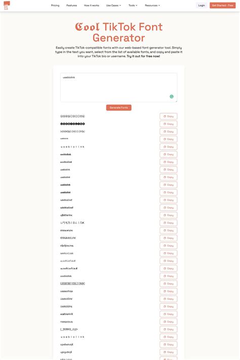 Free 𝕮𝖔𝖔𝖑 Tiktok Font Generator Free Font Generator Font Generator