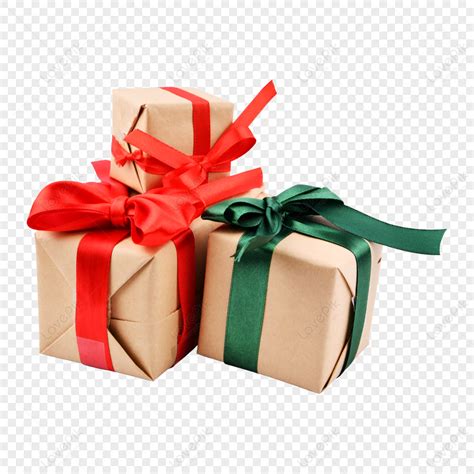 활로 포장 된 크리스마스 선물 상자 3 개 나비 일러스트리스트녹색 활 Png 일러스트 무료 다운로드 Lovepik