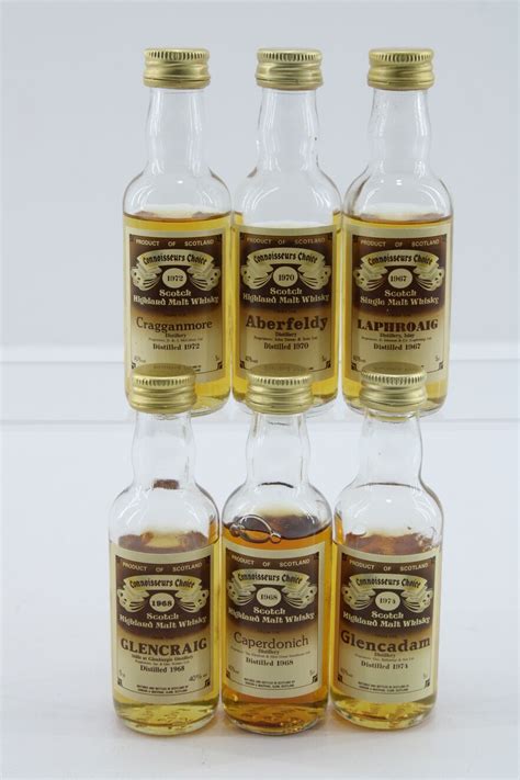 Connoisseurs Choice Assorted Miniatures X6 Auction Highland